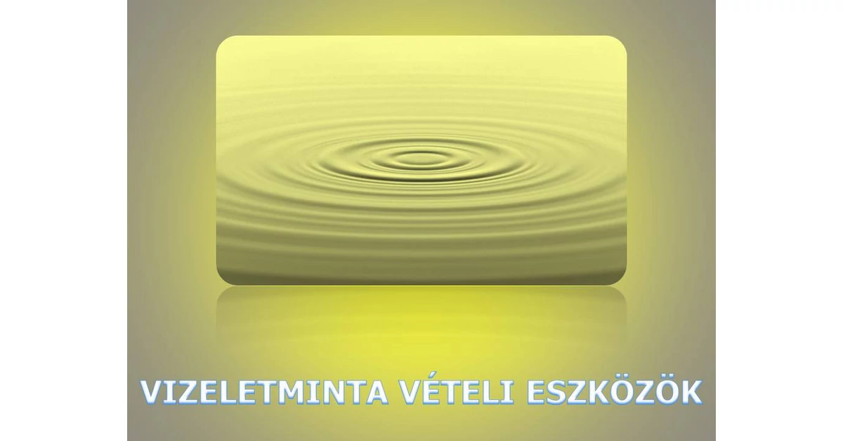 Vizeletminta vételi eszközök